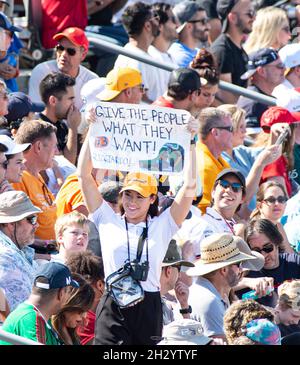 Daniel Ricciardo of McLaren F1 Team drive his MCL35M single-seater ...