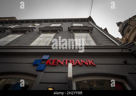 Picture of a sign with the logo of Kentbank on their local office in ...