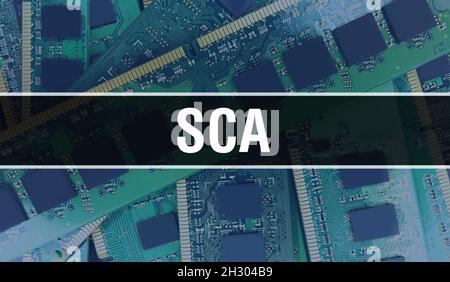 Illustration of a sca concept Stock Photo - Alamy