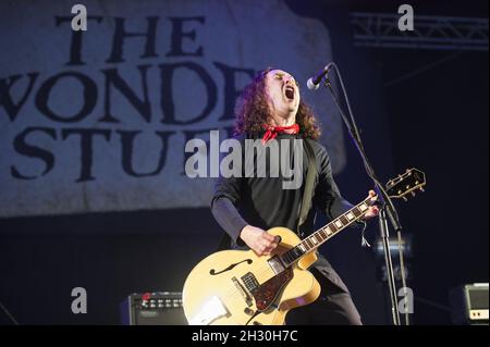 Miles Hunt of The Wonder Stuff performs live on stage on Day 4 of ...