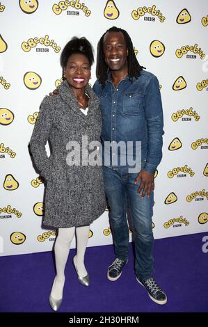 Floella Benjamin and Sid Sloane attend the Katie Morag and Topsy and ...
