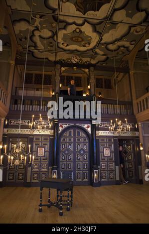 General View of the Sam Wanamaker Playhouse during The Duchess of Malfi ...