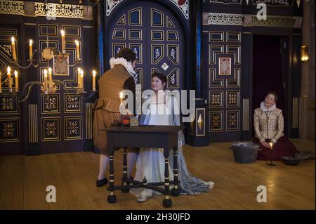 Gemma Arterton (Duchess), Alex Waldman (Antonio) and Sarah MacRae ...