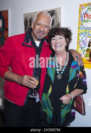 Derek Griffiths and Carol Chell attending the Playschool 50th ...