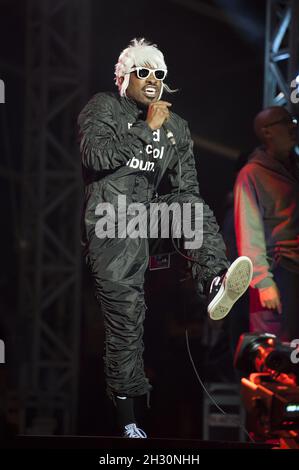 Andre 3000 (Andre Benjamin) of Outkast performs live on stage on day 2 ...