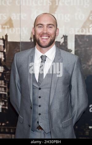 Joe Sims arrives at the Crime Thriller Awards 2014 at the Grosvenor ...