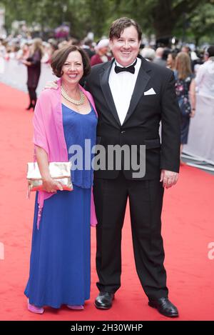 Mary Roscoe and Jeremy Swift arrive at the BAFTA Downton Abbey ...