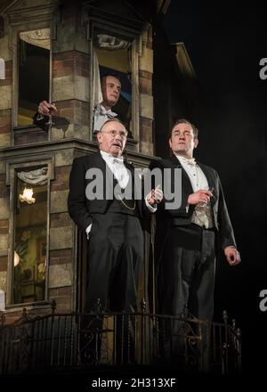 Clive Francis (Mr Birling), Hamish Riddle (Eric Birling), Carmela ...