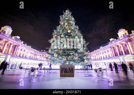General view of Somerset House Icerink during a photocall for the 2017 ...