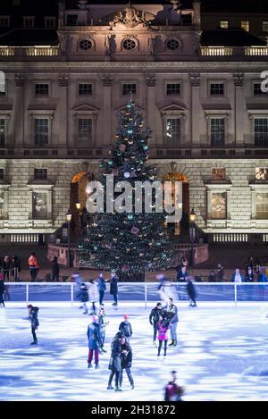 General view of Somerset House Icerink during a photocall for the 2017 ...