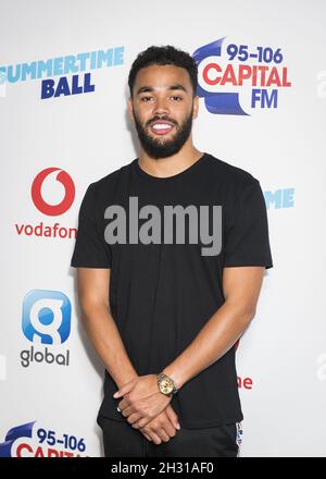 Yungen on the red carpet of the media run at Capital's Summertime Ball ...