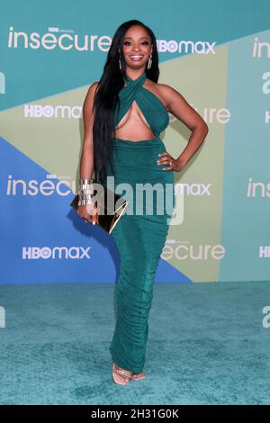 LOS ANGELES - OCT 21: Brittney Ayona Clemons at the Insecure Season 5 ...
