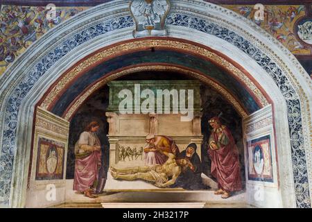 Luca signorelli, cappella di san brizio, predica e punizione dell ...