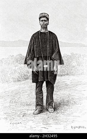 Pongo River. Guinea-Bissau Africa. Old 19th century engraved ...