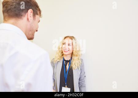 Business congress, ID Card Stock Photo - Alamy