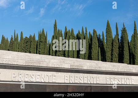 REDIPUGLIA, ITALY - Sep 15, 2021: The Redipuglia War Memoria is a World ...