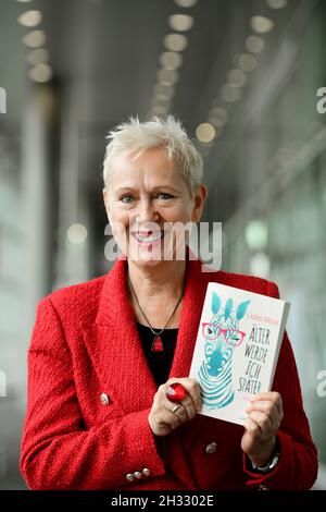 Lioba Albus at the Frankfurt Bookfair, Germany, city of Frankfurt, 21 ...