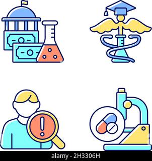 Experimental research RGB color icons set Stock Vector Image & Art - Alamy
