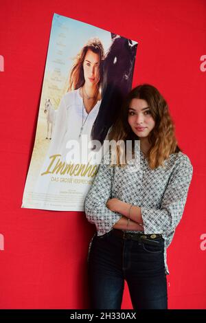 Leia Holtwick at the Frankfurt Bookfair, Germany, city of Frankfurt, 23 ...