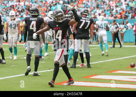 Atlanta Falcons wide receiver Russell Gage (14) during an NFL football ...
