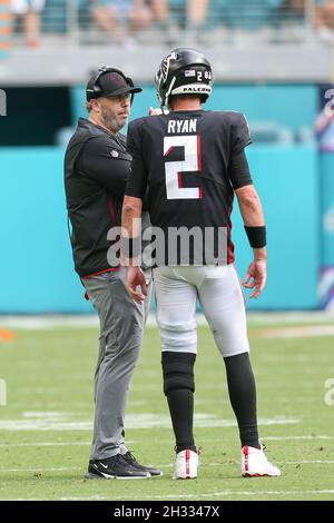 Atlanta Falcons head coach Arthur Smith speaks during a news conference ...