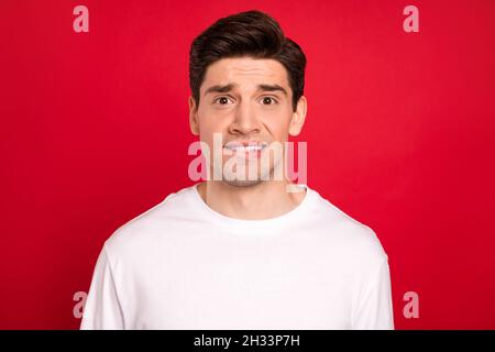 Photo of sad red hairdo millennial lady hold book plant look empty ...