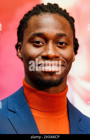 Mannheim, Germany. 25th Oct, 2021. Actors Christiane Paul and Eugene ...