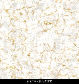 Handmade white gold metallic rice sprinkles paper texture. Seamless ...