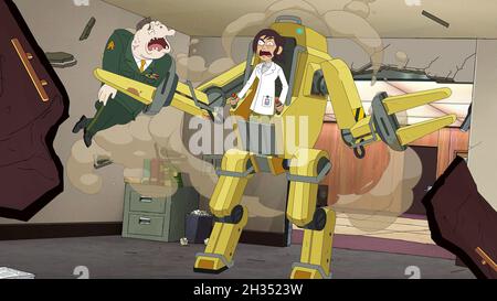 INSIDE JOB, from left: Reagan Ridley (voice: Lizzy Caplan), Ron ...