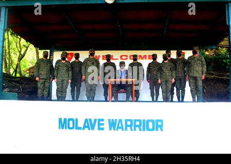 Philippine Army Lt. Col. Erwin A. Alea, left, assistant chief of staff ...