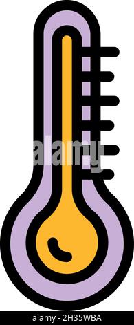 Freeze with 2 room icon. Flat illustration of freeze with 2 room vector ...