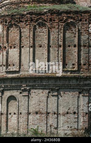 Chiajna, Romania, August 8, 2009: The ruins of the 17th century Chiajna ...