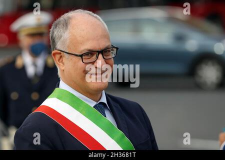 Italy, Rome, october 25, 2021 : The new Mayor of Rome Roberto Gualtieri ...