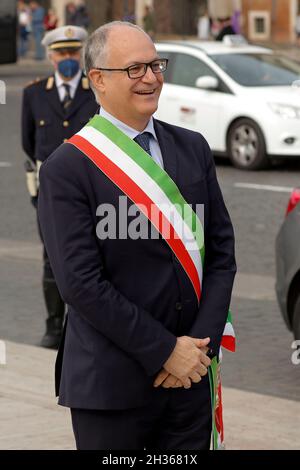 Italy, Rome, october 25, 2021 : Roberto Gualtieri, the new Mayor of ...