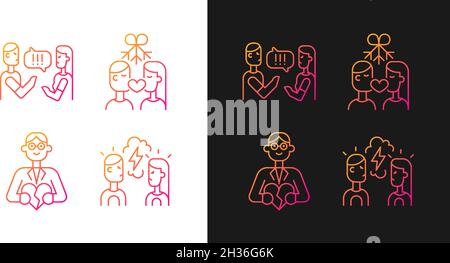 Family fighting flat color vector detailed character set Stock Vector ...