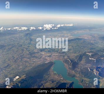 Annecy from above, HDR Image Stock Photo - Alamy
