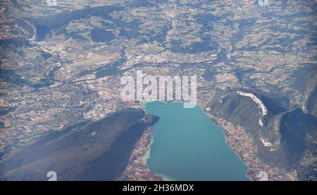 Annecy from above, HDR Image Stock Photo - Alamy
