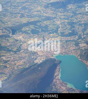 Annecy from above, HDR Image Stock Photo - Alamy
