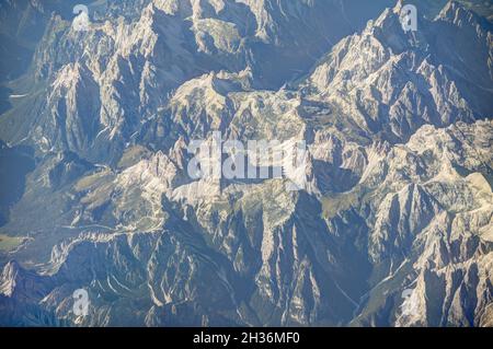 Italian Alps from above, HDR Image Stock Photo - Alamy