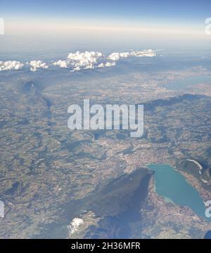 Annecy from above, HDR Image Stock Photo - Alamy