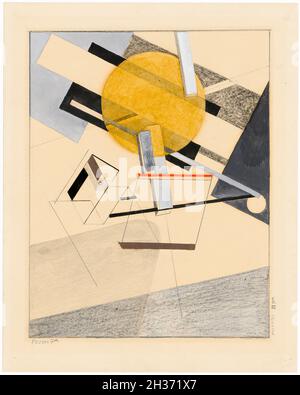 El Lissitzky, Proun, abstract painting, 1923 Stock Photo - Alamy