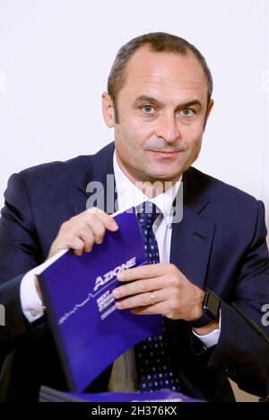 Rome, Italy. 26th Oct, 2021. Rome, Carlo Calenda press conference to ...