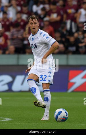 Nicolas Haas of Empoli FC during the Serie A match between SSC Napoli ...