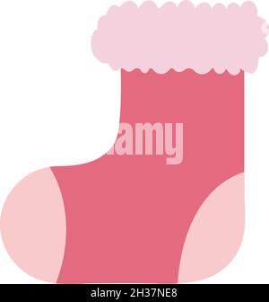pretty pink sock Stock Vector Image & Art - Alamy
