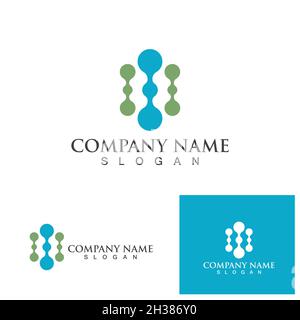 Molecule symbol logo template vector illustration design Stock Vector ...