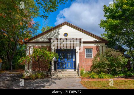 Rice Public Library at 2 Walker Street in historic Kittery Point in ...