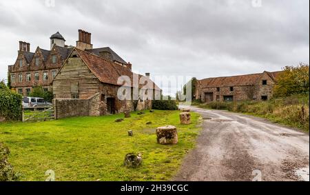 Naas House, 17th century and barns, Lydney Harbour, Forest of Dean ...