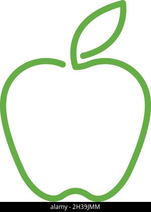 Fresh Apple logo vector illustration Stock Vector Image & Art - Alamy