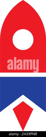 Rocket icon ilustration logo vector icon template Stock Vector Image ...