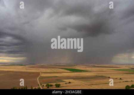 storm onset in a crop field Stock Photo - Alamy